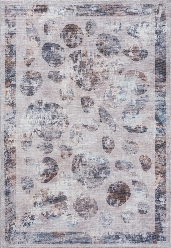 My Flair, Kusový koberec Jess CA30031 creme – na ven i na doma, 160x230, šedá, chodba / předsíň