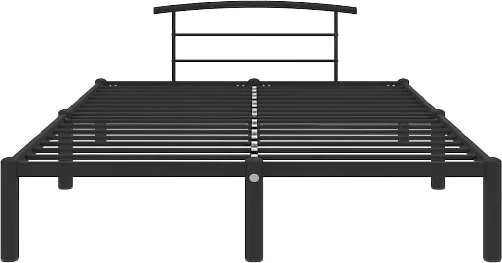 Rám postele černý kov 120 x 200 cm 284658