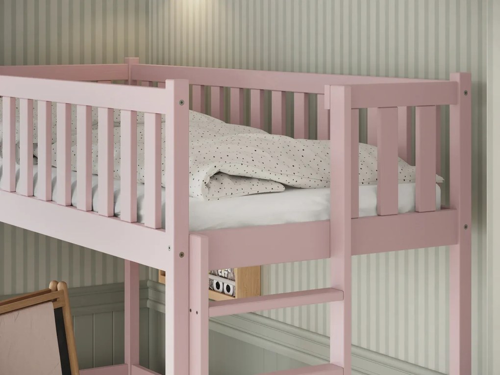 Rkids | Vyvýšená postel Livo Růžová