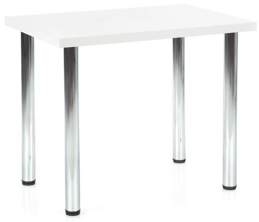 Jídelní stůl Modex Mini, bílá / stříbrná