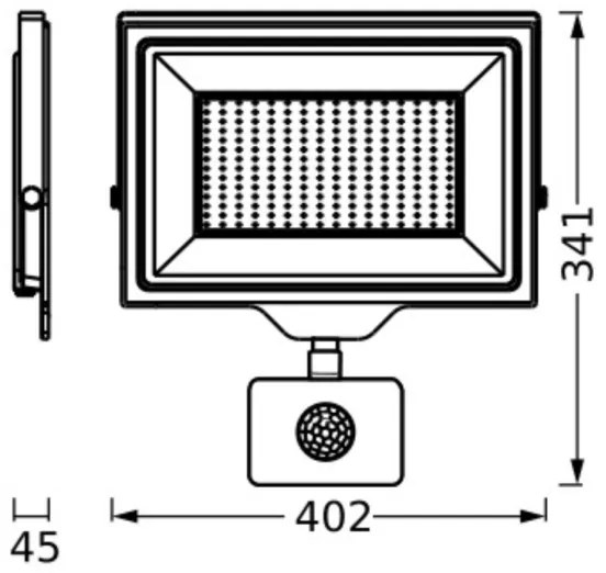 Ledvance - LED Venkovní reflektor se senzorem FLOODLIGHT LED/200W/230V IP44