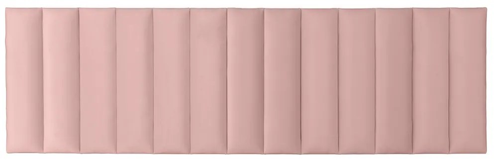 Čalouněný nástěnný panel FRAME KRONOS 15x90 cm Barva: Světle růžová