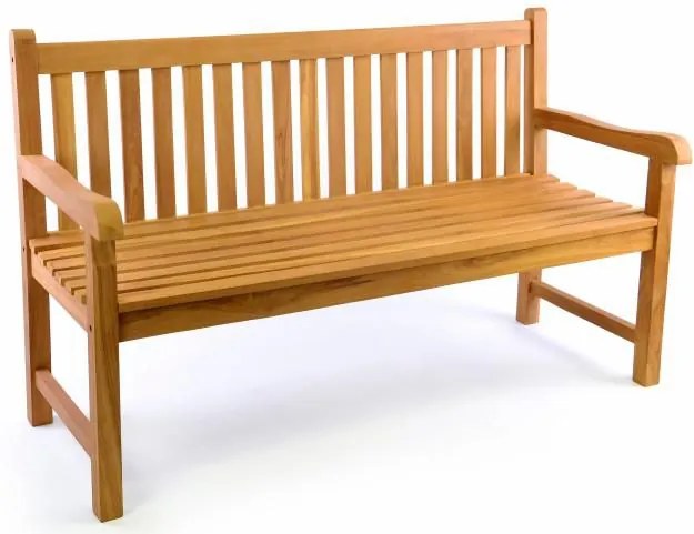 Zahradní lavice pro 3 osoby, 150 cm, teakové dřevo