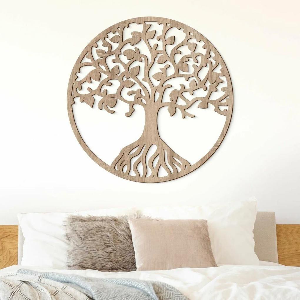Dřevěný strom života na stěnu - Binah | DUBLEZ