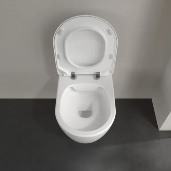 Villeroy & Boch 5656RS01 - Závěsné WC s prkénkem SoftClose AVENTO keramika/bílá