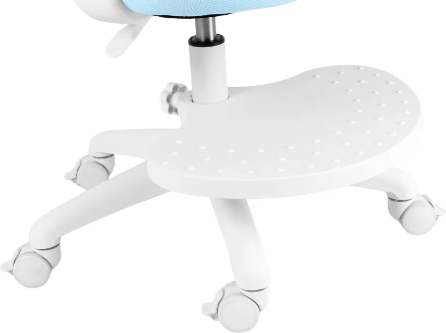 Dětská rostoucí židle Neoseat JUNI 022 — látka, pratelný potah, modrá