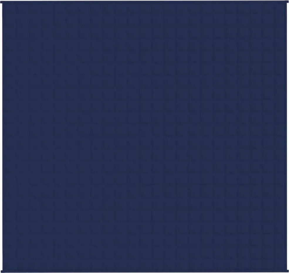 Zátěžová deka modrá 220 x 230 cm 11 kg textil 3154807