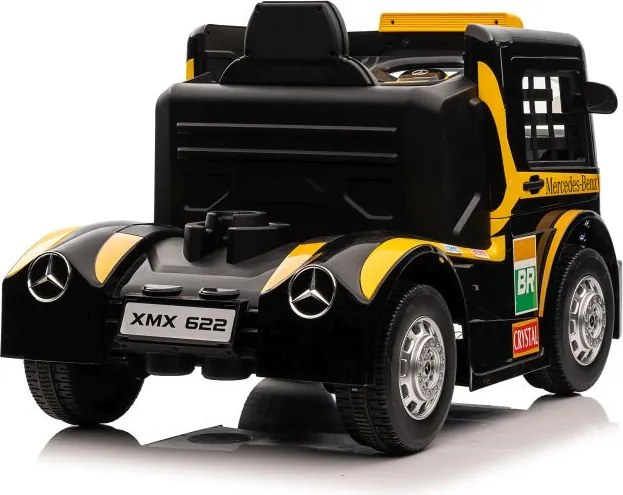 LEAN CARS Elektrické autíčko Mercedes XMX622, LED světla, dálkové ovládání, žluté