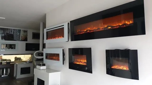 Electric fireplace -  LED elektrický krb 182 Black