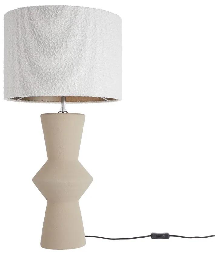 Butlers FREJA Stolní lampa 85 cm - béžová/bílá