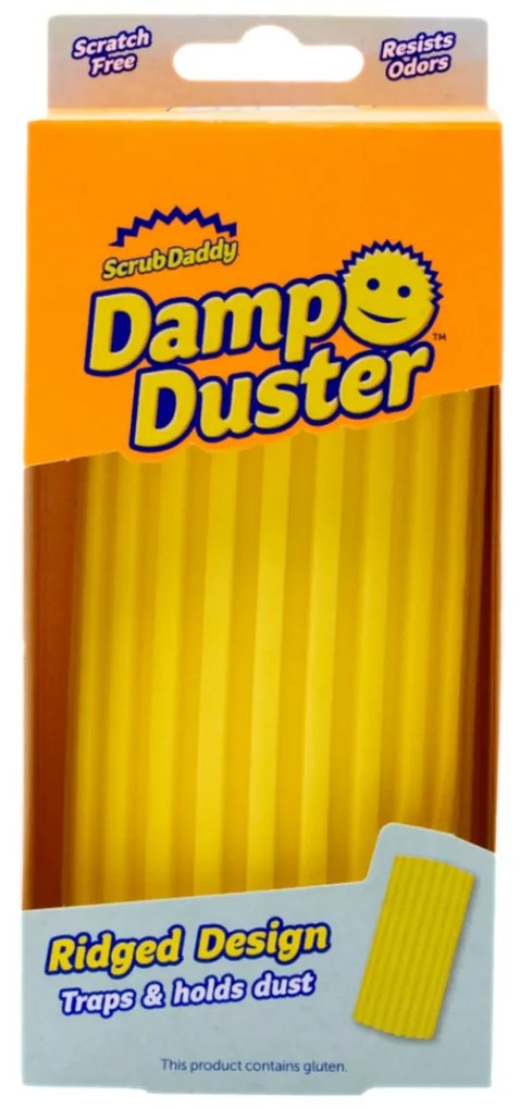 Scrub Daddy Houbička na utírání prachu Damp Duster, žlutá