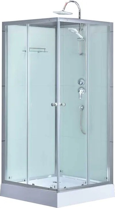 BPS-koupelny Sprchový box WSH308 90x90 bílá mat