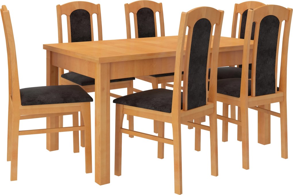 ADRK Furniture Sada stolu s židlemi RODOS 53 SE-ROD-53-A-B103