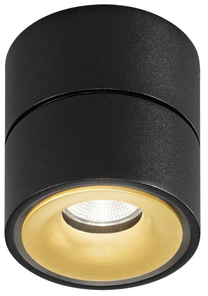 Egger Clippo S LED bodové světlo černá-zlatá