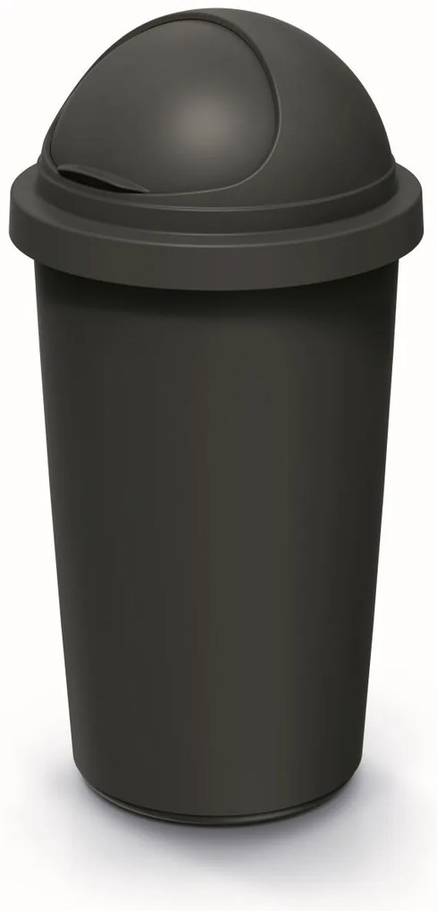 Odpadkový koš COMPACTO ROLL 30 L černý