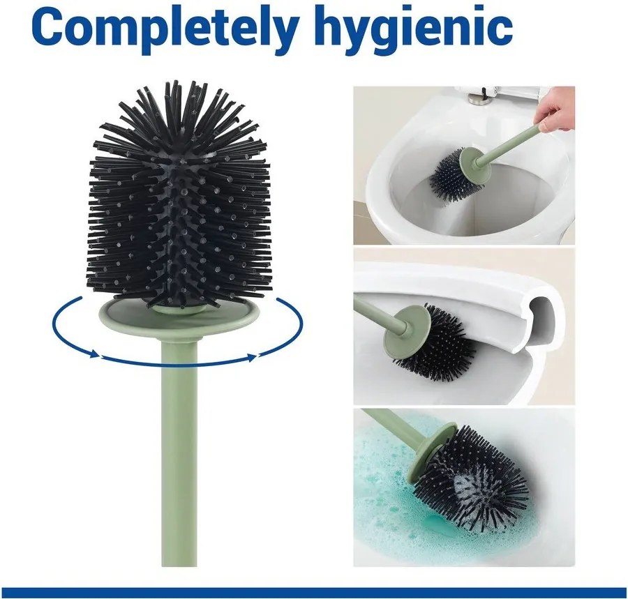 Zelená keramická WC štětka Fablo – Wenko