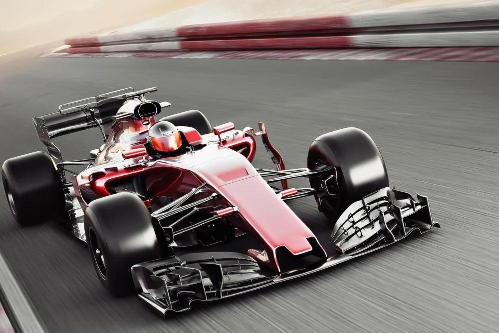 Vícedílný obraz Vůz Formule 1 Na Trati Nedostatek Nedostatek Plátno Canvas 60x40