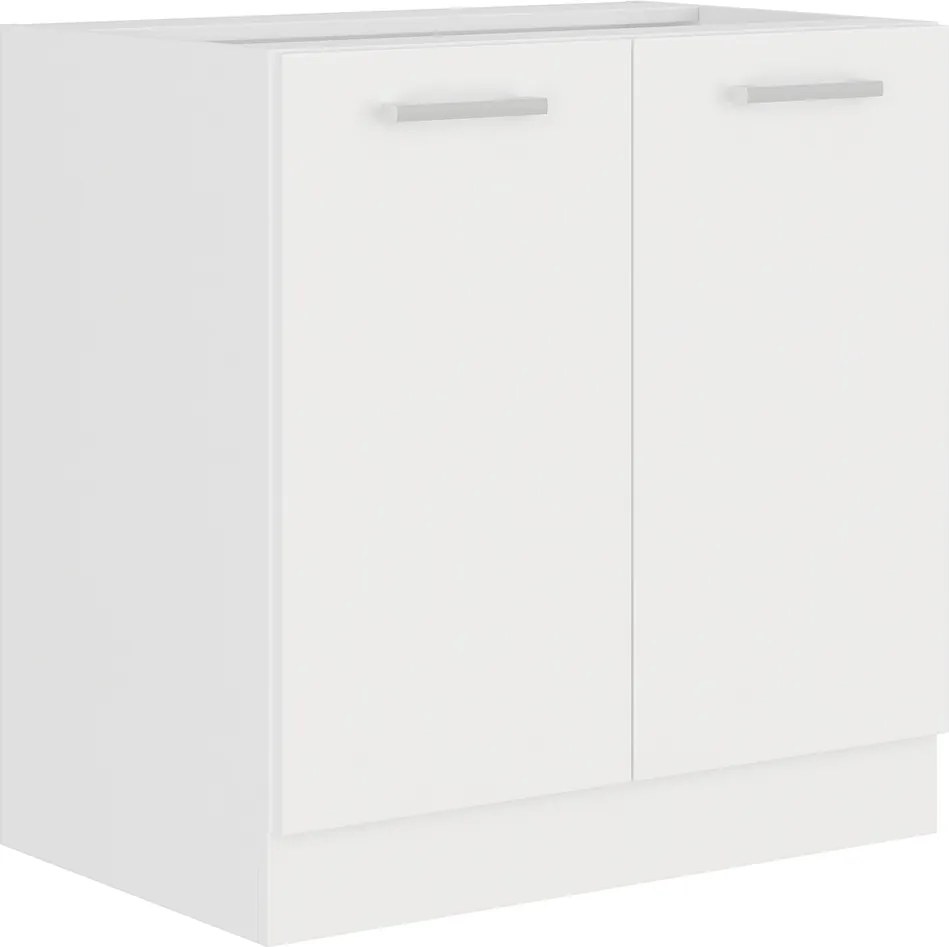 Levná kuchyňská linka EKO WHITE | 220 cm | bílá mat
