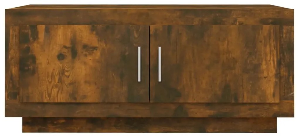 Konferenční stolek kouřový dub 102x50x45 cm kompozitní dřevo - Default Title