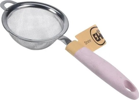 Cedník s rukojetí Excellent – růžové