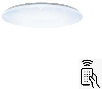 Eglo 97543 GIRON-S Stropní svítidlo LED 80W 7800lm stmívatelná bílá + Dial. ovladač Stropní svítidla a stropnice