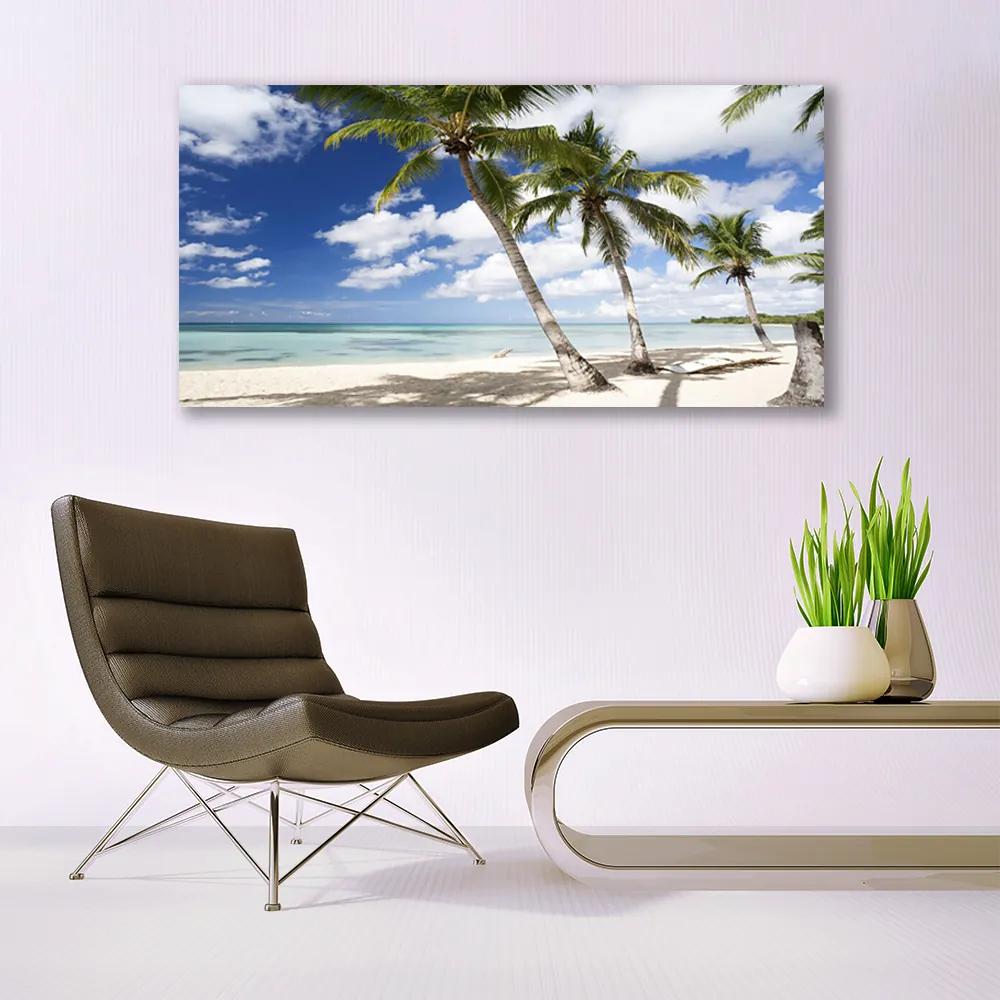 akrylový obraz Moře Pláž Palma Krajina 120x60 cm
