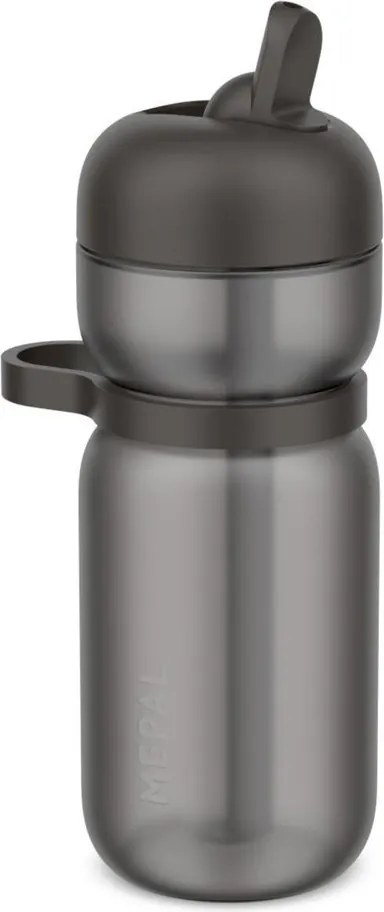 Antracitová plastová lahev 600 ml Active – Mepal