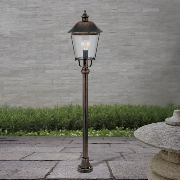 Orion AL 11K/360.44 - Venkovní lampa KENZO 1xE27/100W/230V IP44 bronz/patina