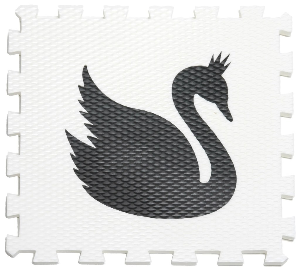 VYLEN Minideckfloor Labuť Barevná kombinace: Šedý s bílou labutí