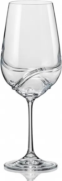 Crystalex Sklenice na víno TURBULENCE 550 ml, 2 ks