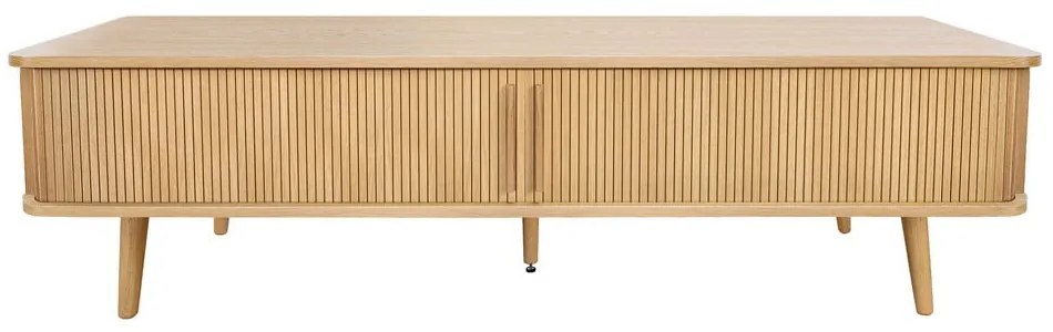 TV stolek v dekoru dubu v přírodní barvě 178x50x40 cm Rove – Woodman