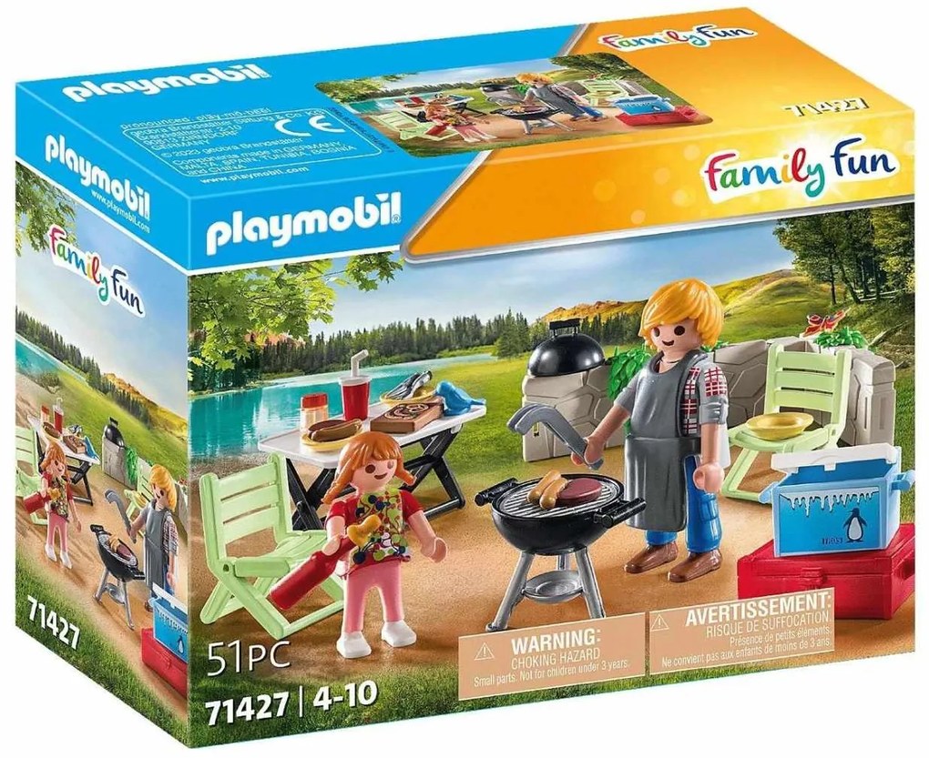 Stavebnice playmobil 71427 společné grilování