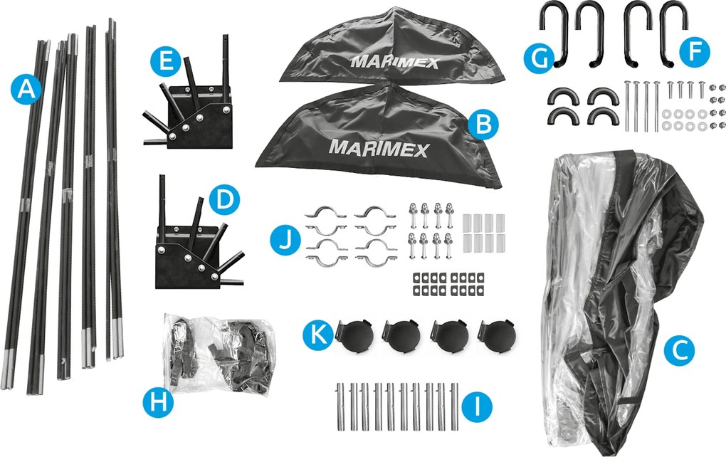 Marimex | Zastřešení Marimex Pool House Control - 4,57 m pro bazény s ocelovou stěnou | 19900174