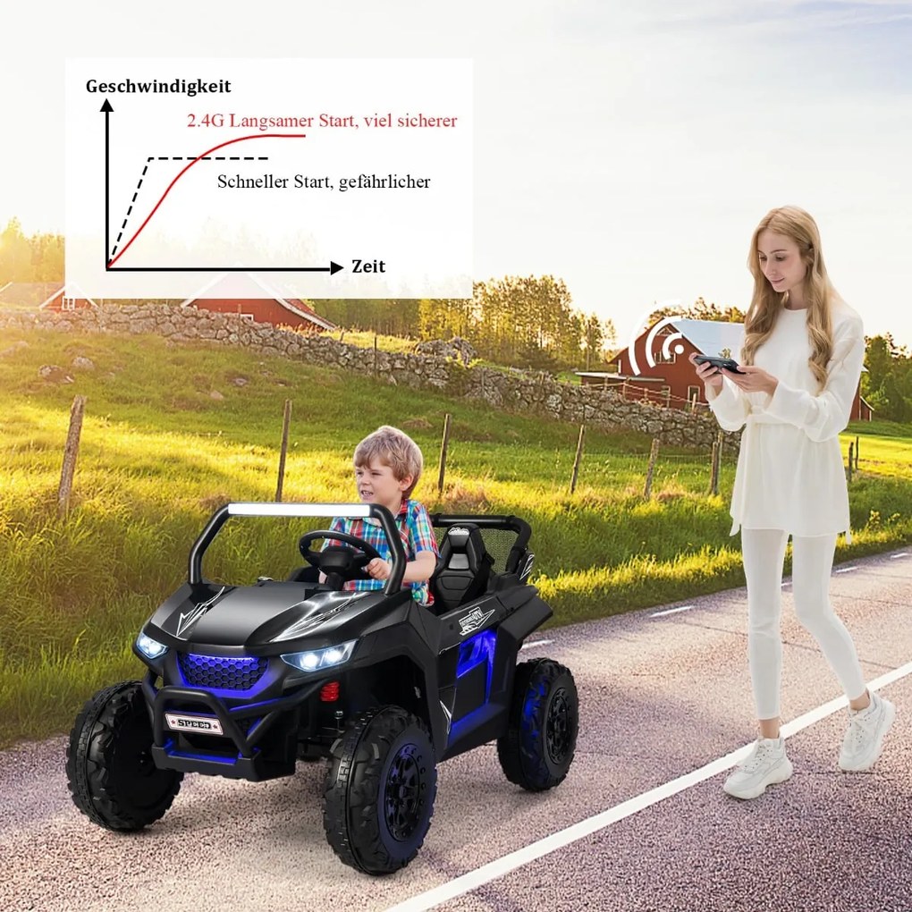 Costway 2místné dětské auto s 2,4G dálkovým ovládáním 12V dětské