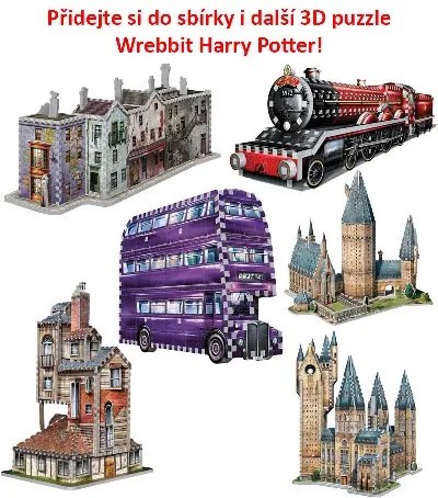 WREBBIT 3D puzzle Harry Potter Bradavický expres 460 dílků