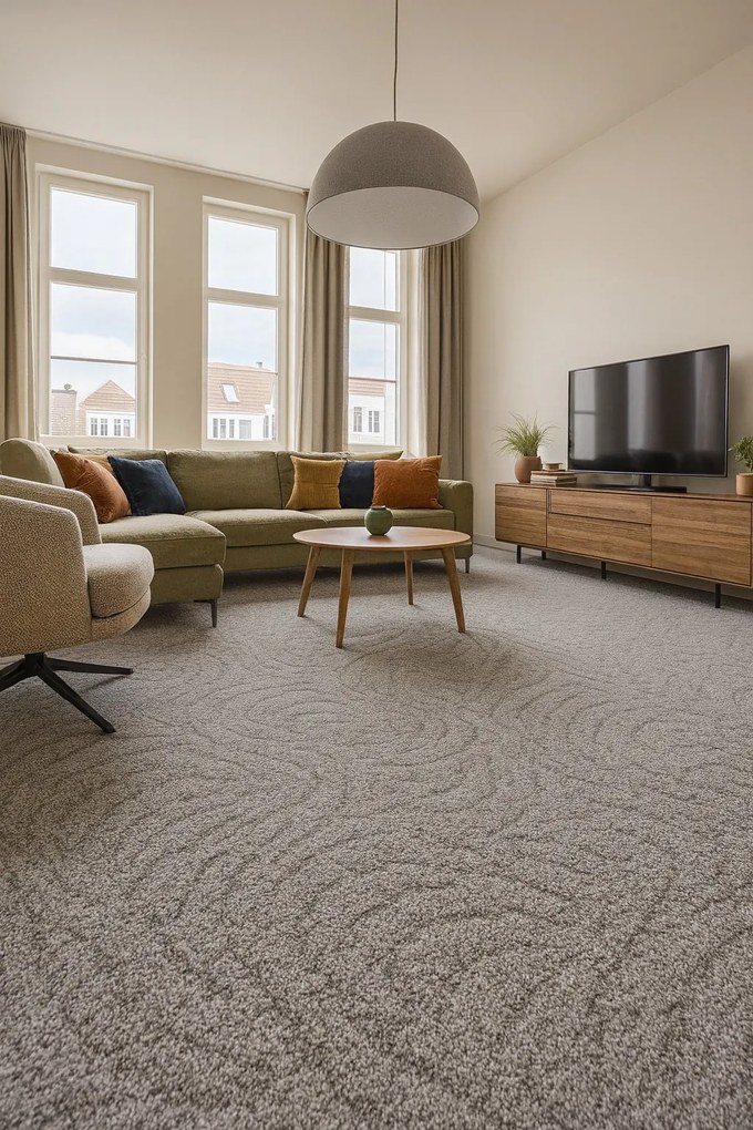 ITC, Metrážový koberec Spring 6490, na míru, šíře 4m,5m, šedá, filc, ložnice