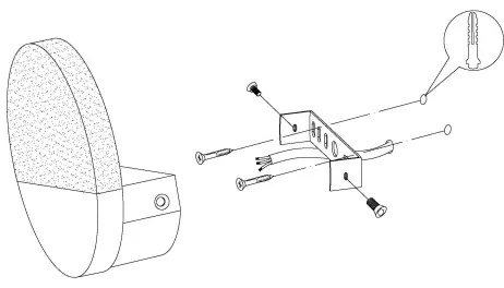 Eglo 96041 - LED nástěnné svítidlo METRASS 1 1xLED/4,5W/230V