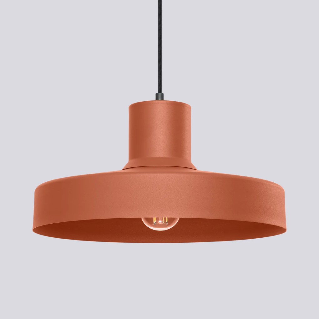 Sollux Lighting Závěsné svítidlo BILO okrově červené