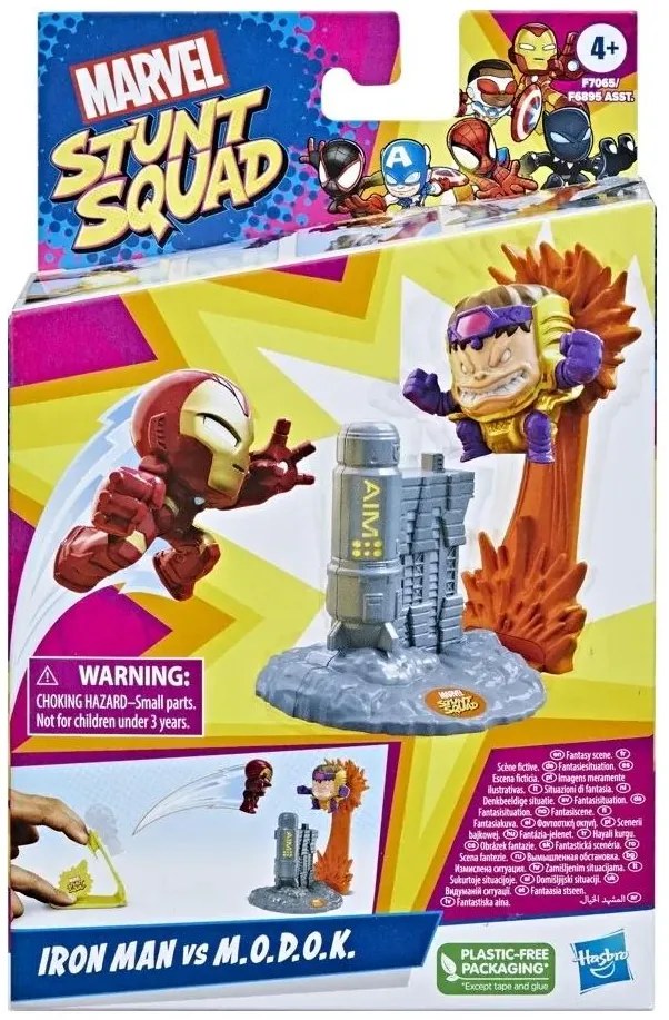 Figurky marvel stunt and squad iron man vs. m.o.d.o.k. figurky