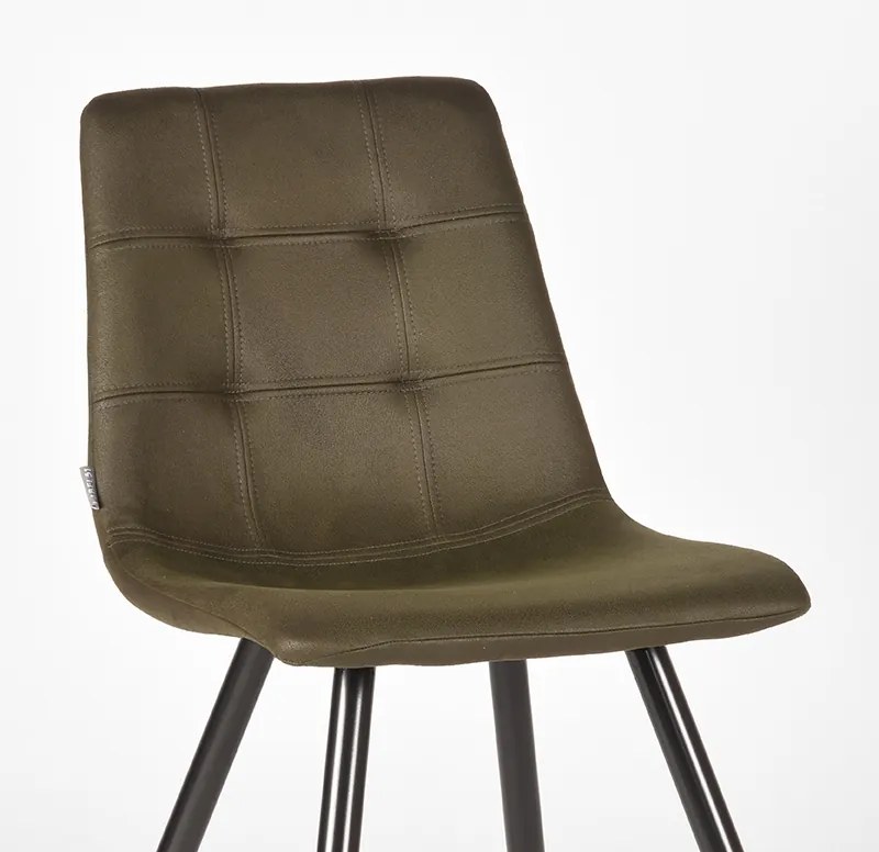 LABEL51 jídelní židle JAY zelená Color: Army green UK-30.232