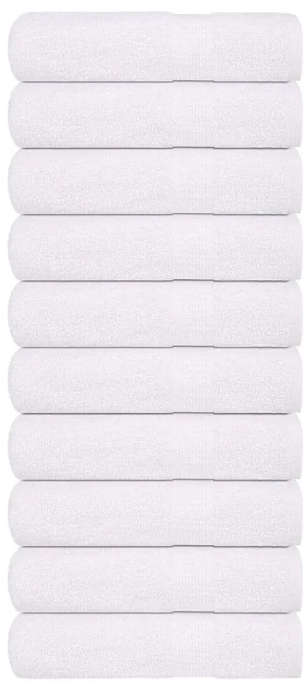 Ručníky FROGN 10 ks bílé 100x150 cm 360 g/m² 136659