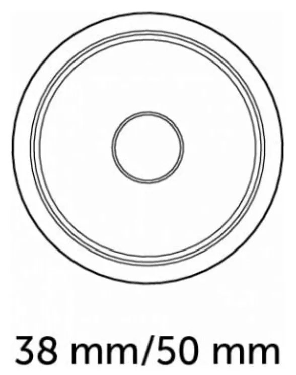 Razítko / vykrajovátko na ravioli Round Smooth, 50 mm - Marcato