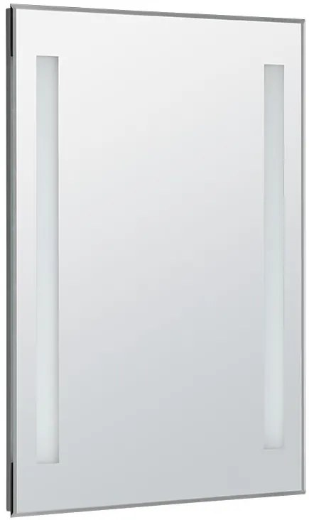 Aqualine, LED podsvícené zrcadlo 50x70cm, knoflíkový vypínač, ATH5