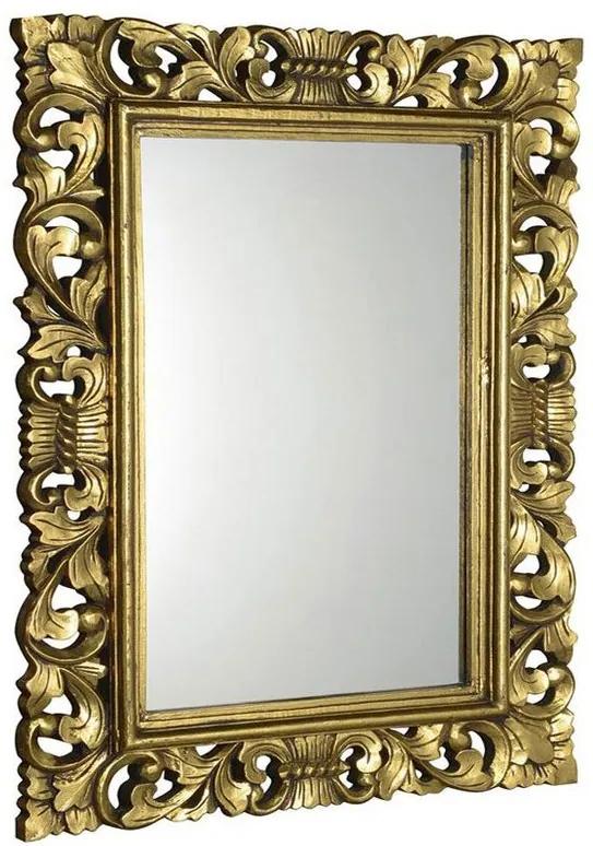 SCULE zrcadlo v rámu, 70x100cm, zlatá (IN163) SAPHO
