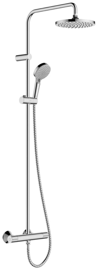 Hansgrohe Vernis Blend - Sada sprchových setů s termostatem, průměr 21 cm, 2 proudy, chrom, 2 ks 26285000