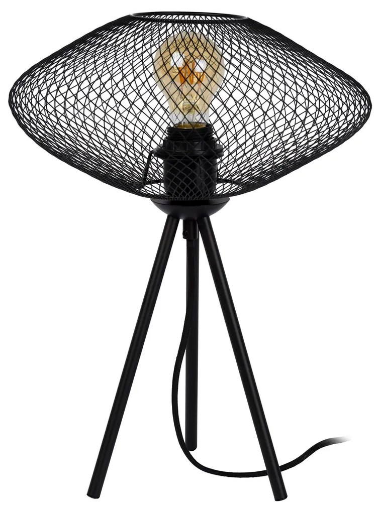 Lucide 21523/01/30 stolní lampa Mesh černá, E27, 41cm