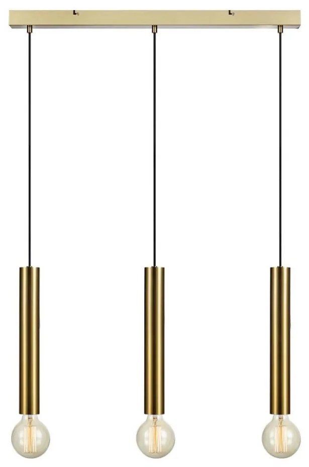 Markslöjd 108261 - Lustr na lanku SENCILLO 3xE27/40W/230V zlatá