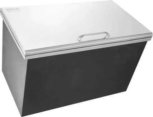 61 × 50,8 × 38,1 cm vkládací ledová truhla Chladič ledu Nádoba na led Nerezová ocel