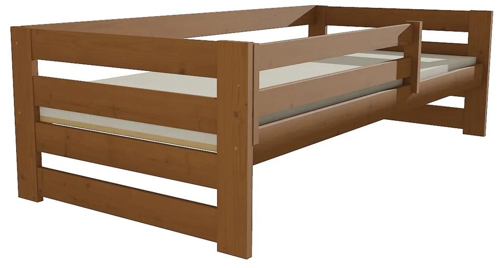 Dětská postel masiv 025 borovice masiv 90 x 200 cm dub