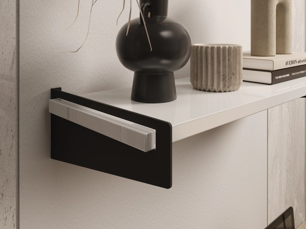 ADRK Furniture Pólka Ovo SH-OVO-BWS